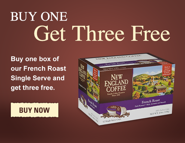 Buy One, Get Three Free | New England Coffee