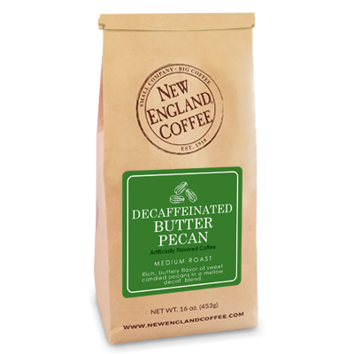 Butter Pecan Decaffeinated | New England Coffee